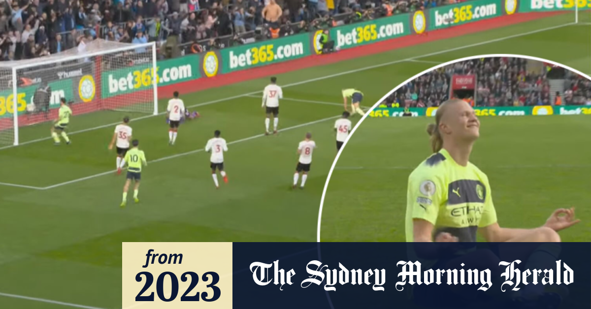 Video: Haaland closes in on EPL record with stunner